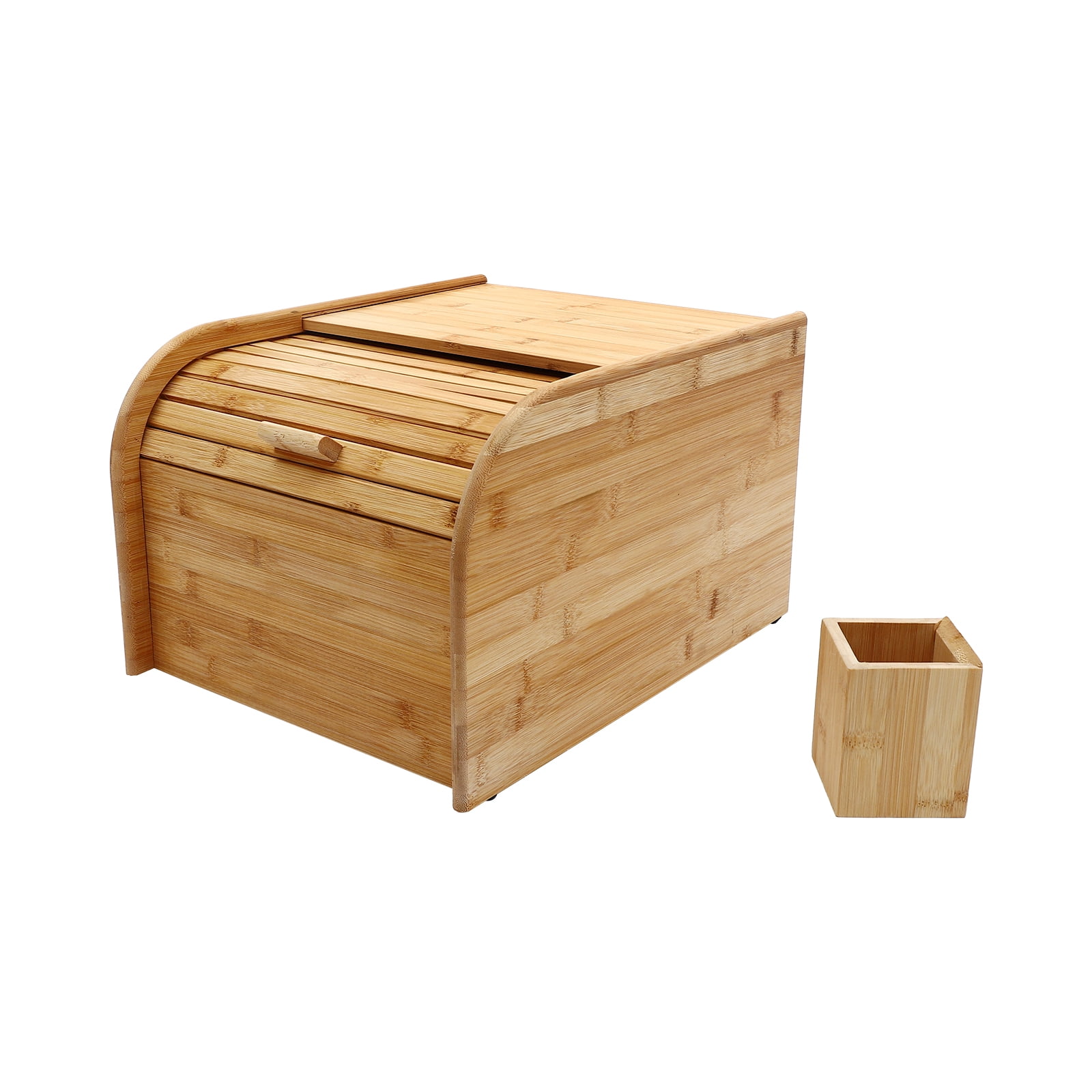 Bamboo Rice Storage Container Wooden Cereal Containers Storage Rice ...