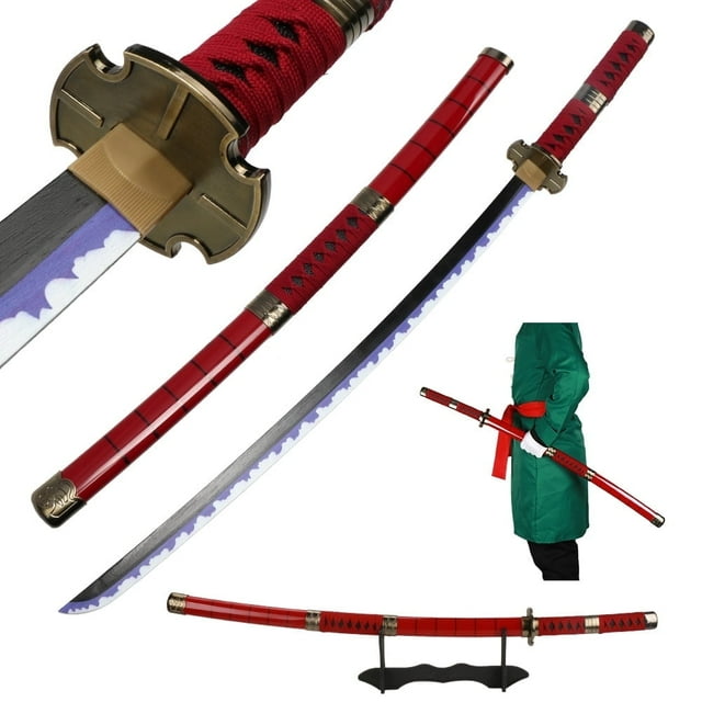 41" Bamboo Roronoa Zoro Sword Kitetsu - Walmart.com