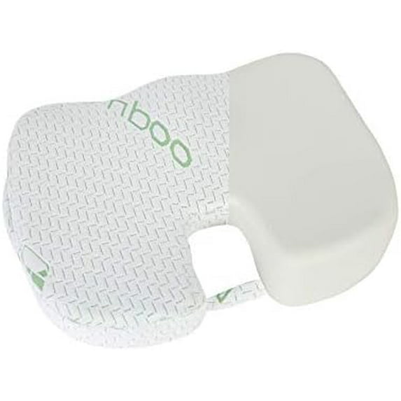 Bamboo Seat Cushion Pillow for Office Chair - Memory Foam Pad for ...