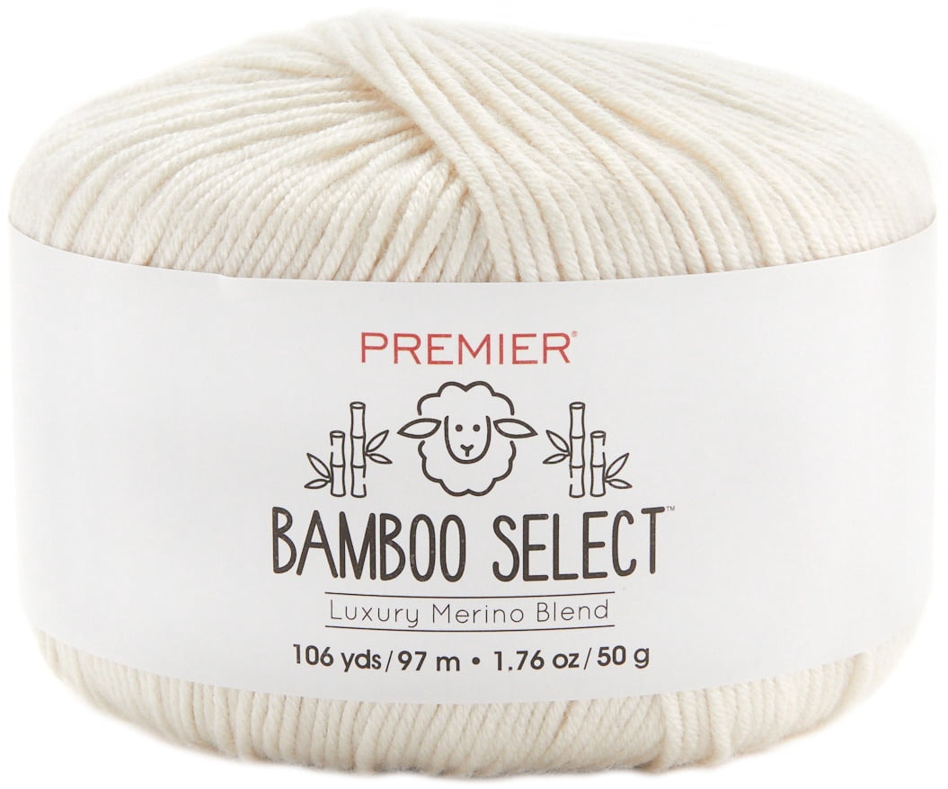 Premier Yarns Bamboo Select Yarn-Cream - Walmart.com