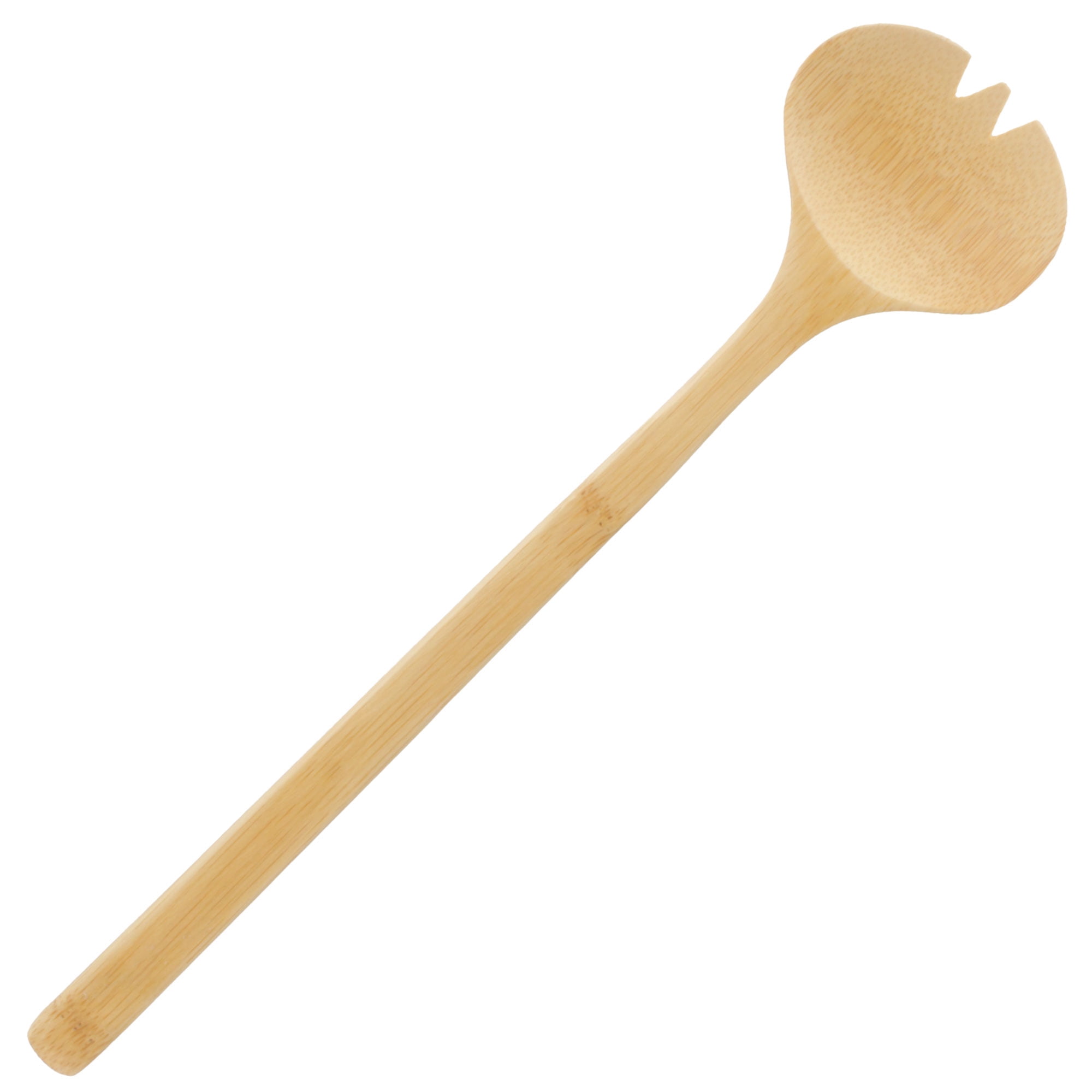 Bamboo Serving/Cooking Utensils - Wide Spoon with Teeth - 5pcs ...
