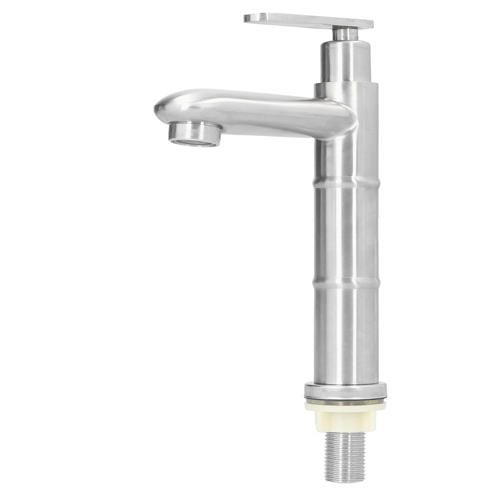 Bamboo Shape Stainless Steel Basin Faucet Cold Water Sink Faucet Water ...