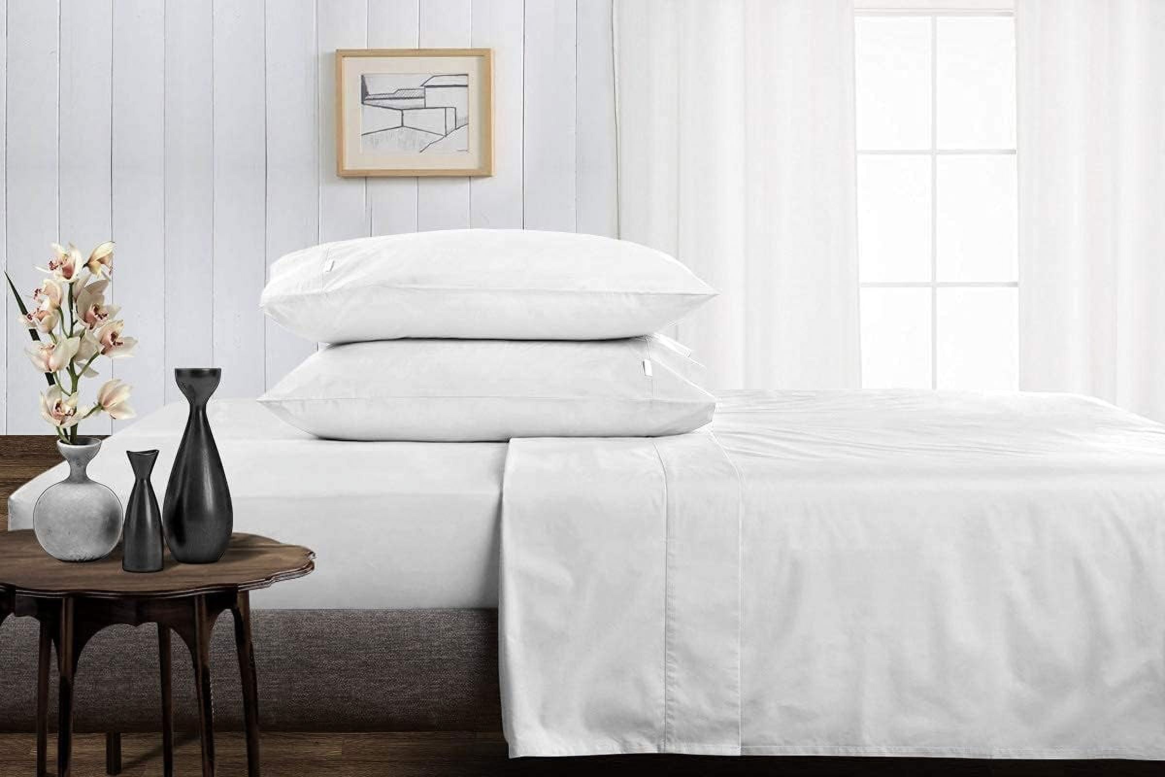 Bamboo Sheets Full-XXL Size Bed Sheets 7 Piece Set, Pure 100% Organic ...