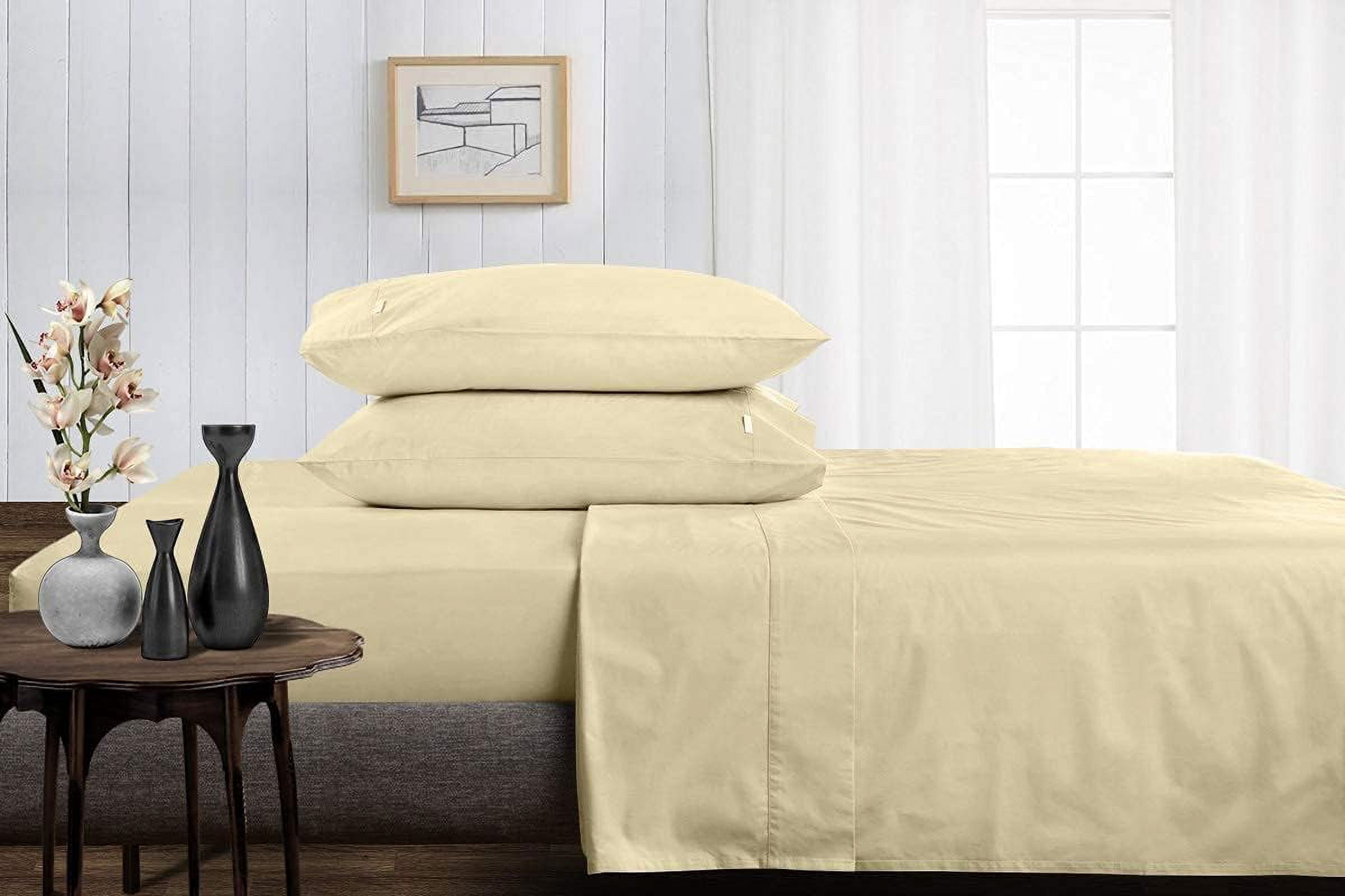 Bamboo Sheets Twin Size Bed Sheets 7 Piece Set, Pure 100% Organic ...