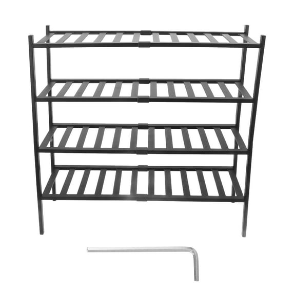 Bamboo Shoe Rack Waterproof Multifunctional Stackable Free Standing ...