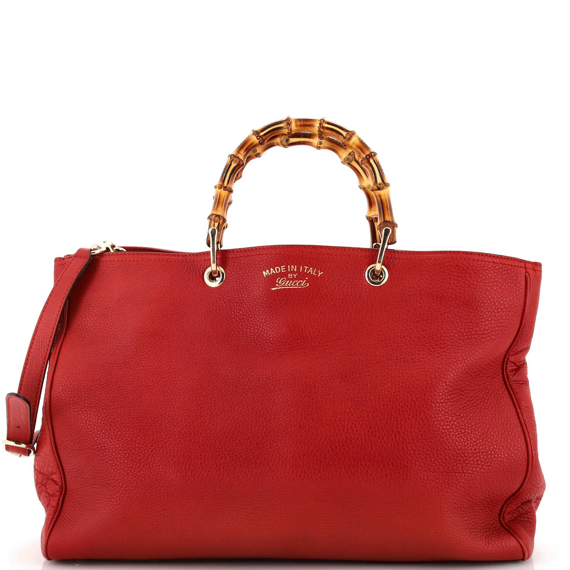 Pre-Owned Bamboo Shopper Tote Leather Large By Rebag - Walmart.com