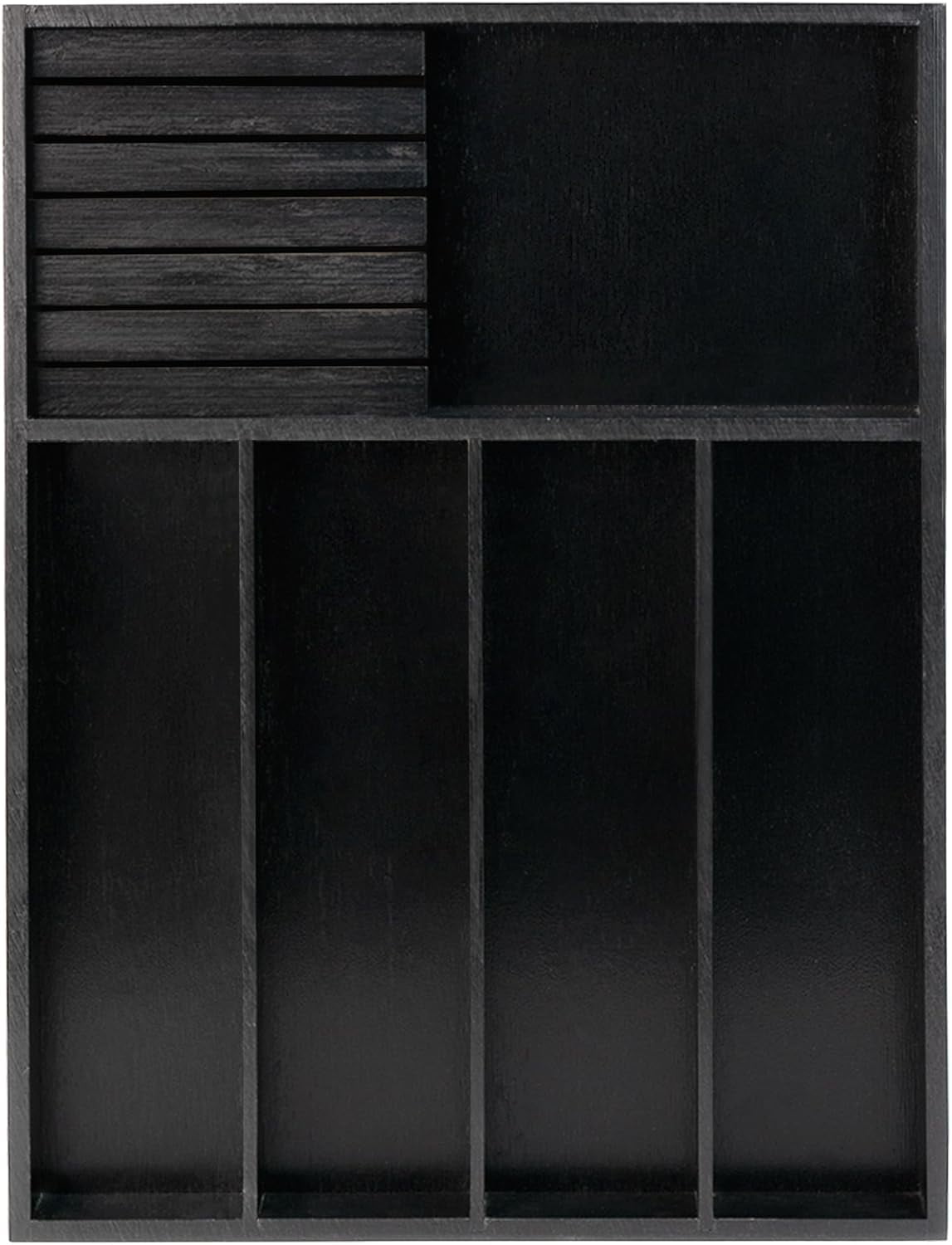 Bamboo Silverware Drawer Organizer Kitchen, Expandable Utensil ...