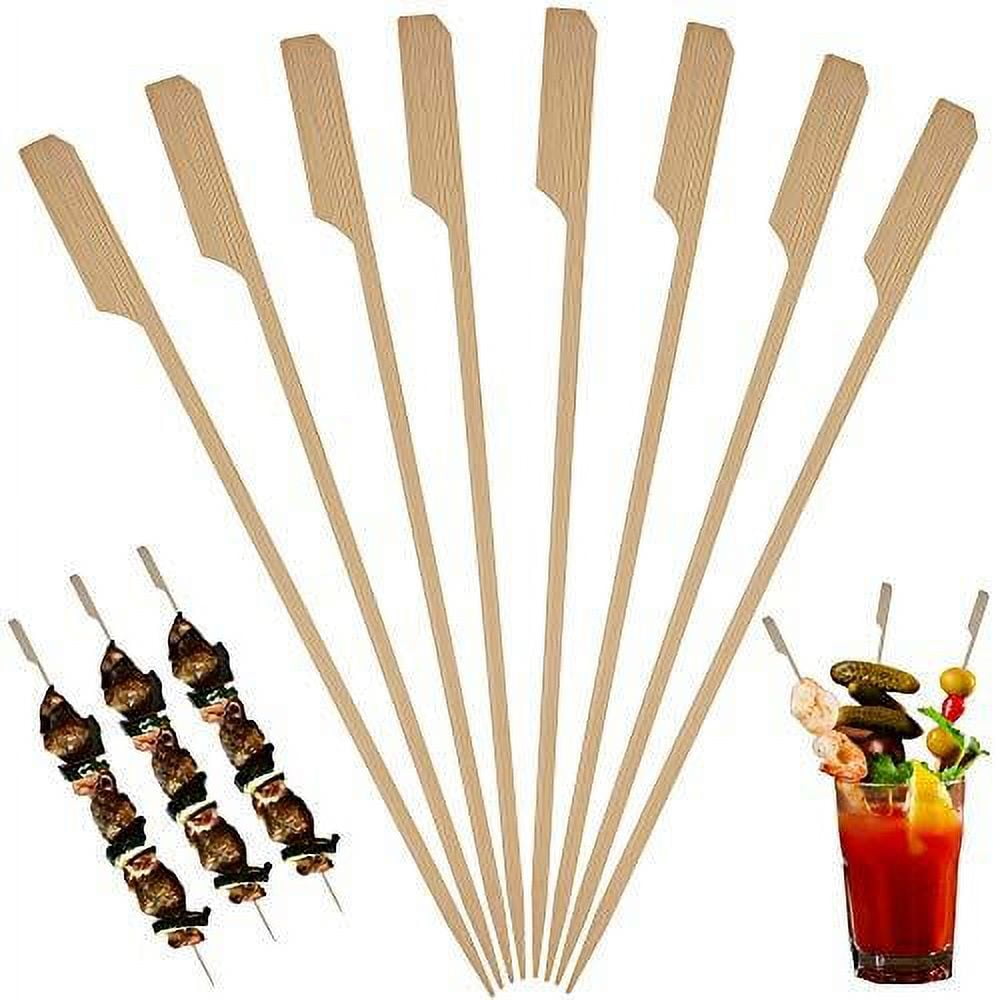 Bamboo Skewers for Cocktail and Appetizer Picks ‚Äì7 inch (Pack-500 ...