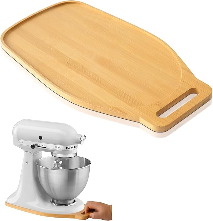 Bamboo Sliding Mat for Kitchenaid Mixer, Mixer Mover Slider Mat Pad ...