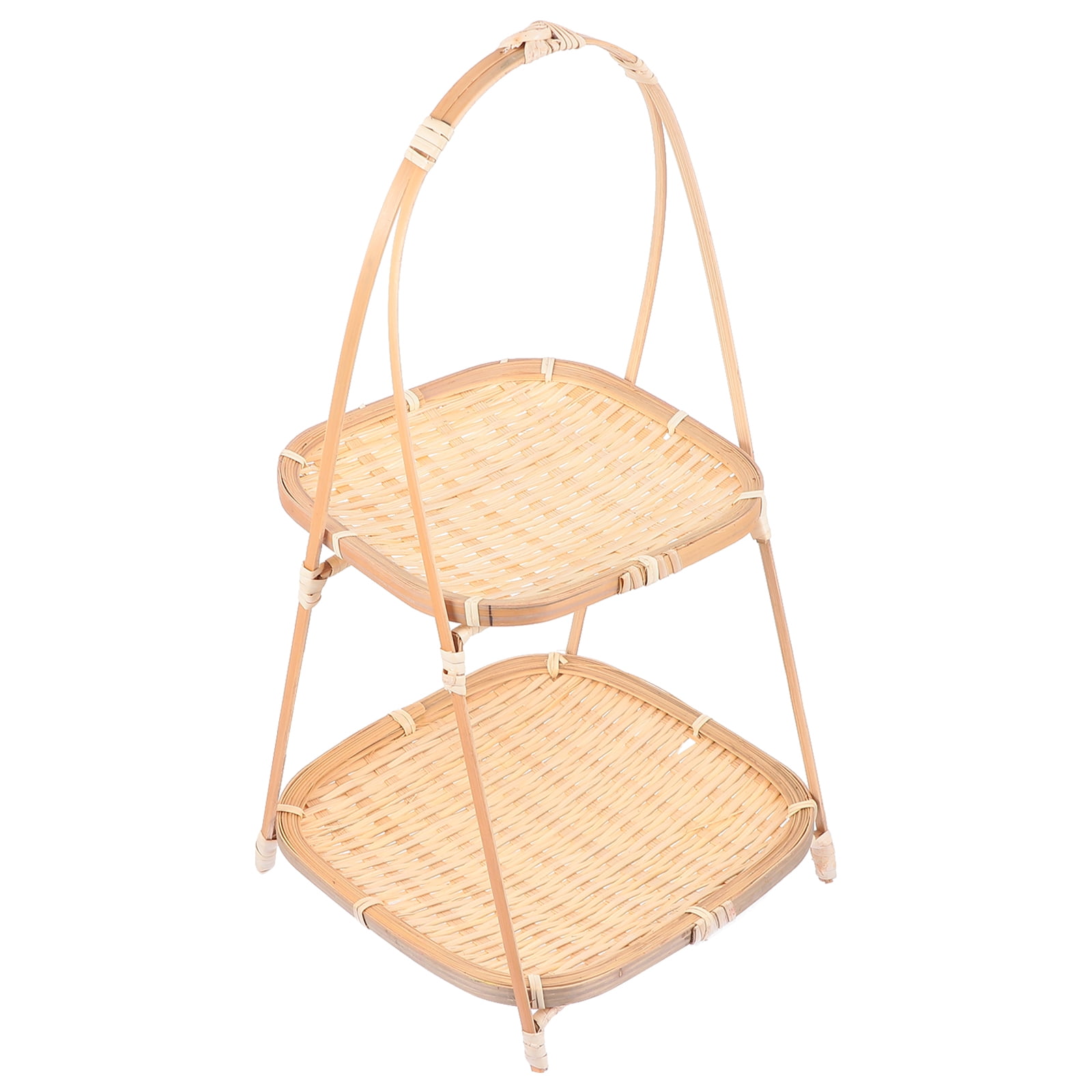 STRANDCHIC Snack Organizer Bamboo 1 Set 15.4X8.3X8.3In For Room Bedroom ...