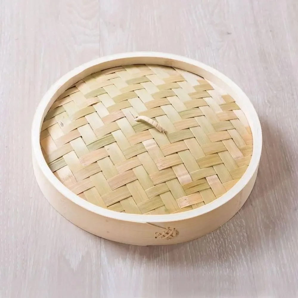 Bamboo Steamer Basket with Lid Dumpling Steamer Basket Chinese Steamer ...