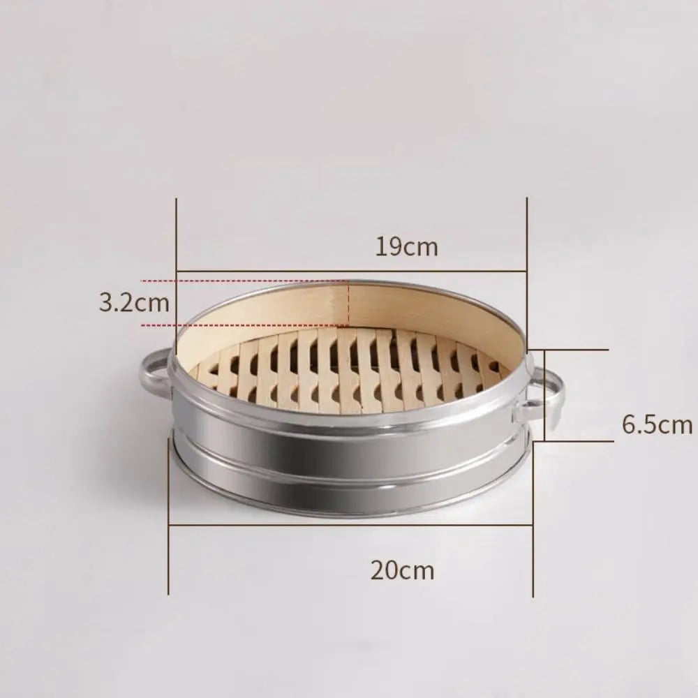 Bamboo Steamer Basket with Lid Dumpling Steamer Basket Chinese Steamer ...