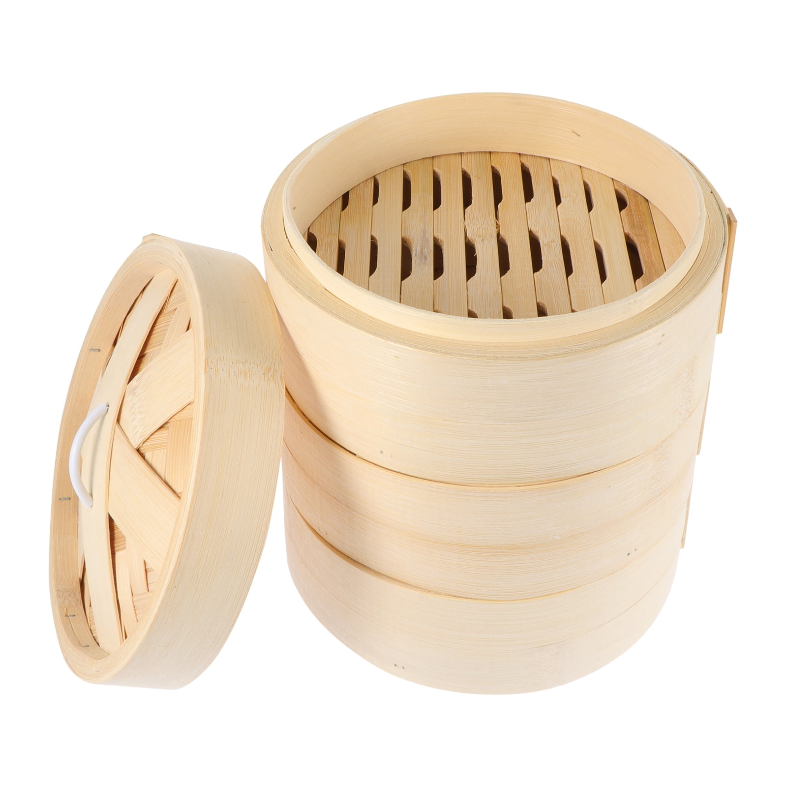 Bamboo Steamer Stainless Steel Buns Steamers Cooking Tool Oriental ...