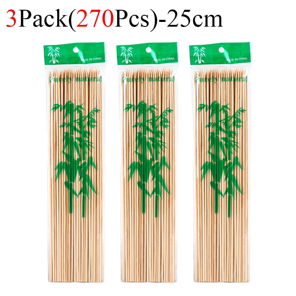 Bamboo Stick Food Grade Bamboo Skewer Sticks Disposable Natural Wood ...