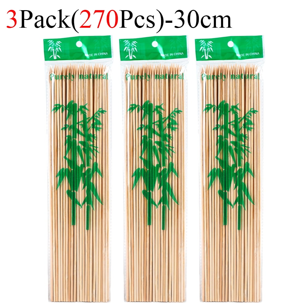 Bamboo Stick Food Grade Bamboo Skewer Sticks Disposable Natural Wood ...
