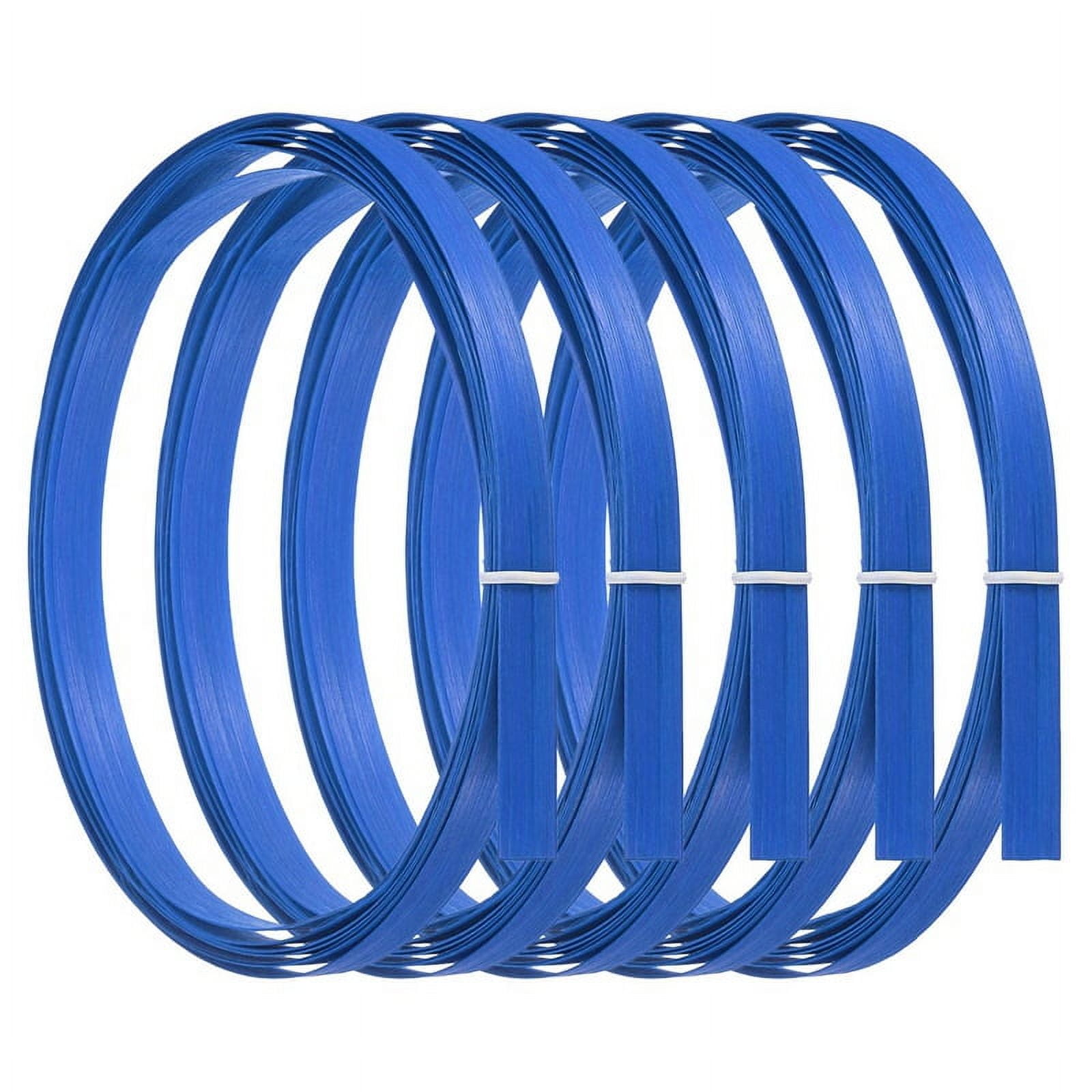 Bamboo Strips for Weaving 7/16In X 10 Ft,5 Pack Thin Flat Wicker Rattan ...