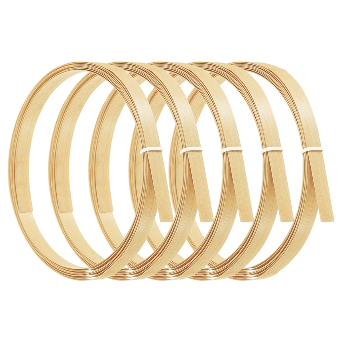 Bamboo Strips for Weaving 7/16Inchx 10 Ft, 5 Pack Thin Flat Wicker ...