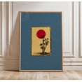 Bamboo Sun Poster Japanese Wall Art Minimal Zen Nature Decor Art ...