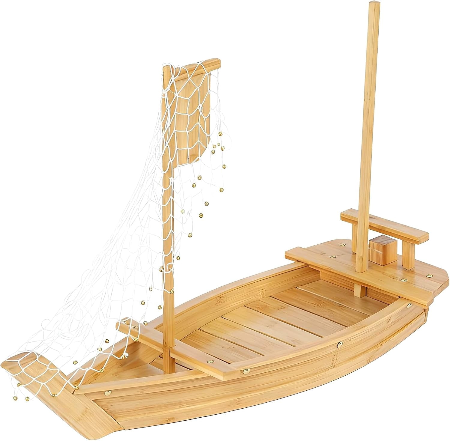 Bamboo Sushi Boat Serving Tray Extra Large Sushi Platter & Display ...