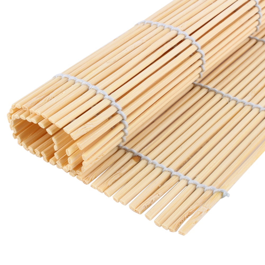 Bamboo Sushi Rolling Mat Rice Paddle Set, DIY Maker Kit For Perfect ...
