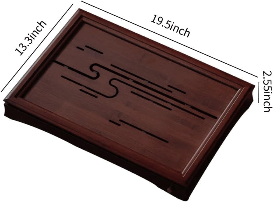 Bamboo Tea Tray,Chinese Kungfu Tea Serving Tray,Vintage Tea Set,Tea ...