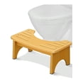 Bamboo Toilet Stool Squat Adult, 6.5 Inch Squatting Potty For Bathroom ...