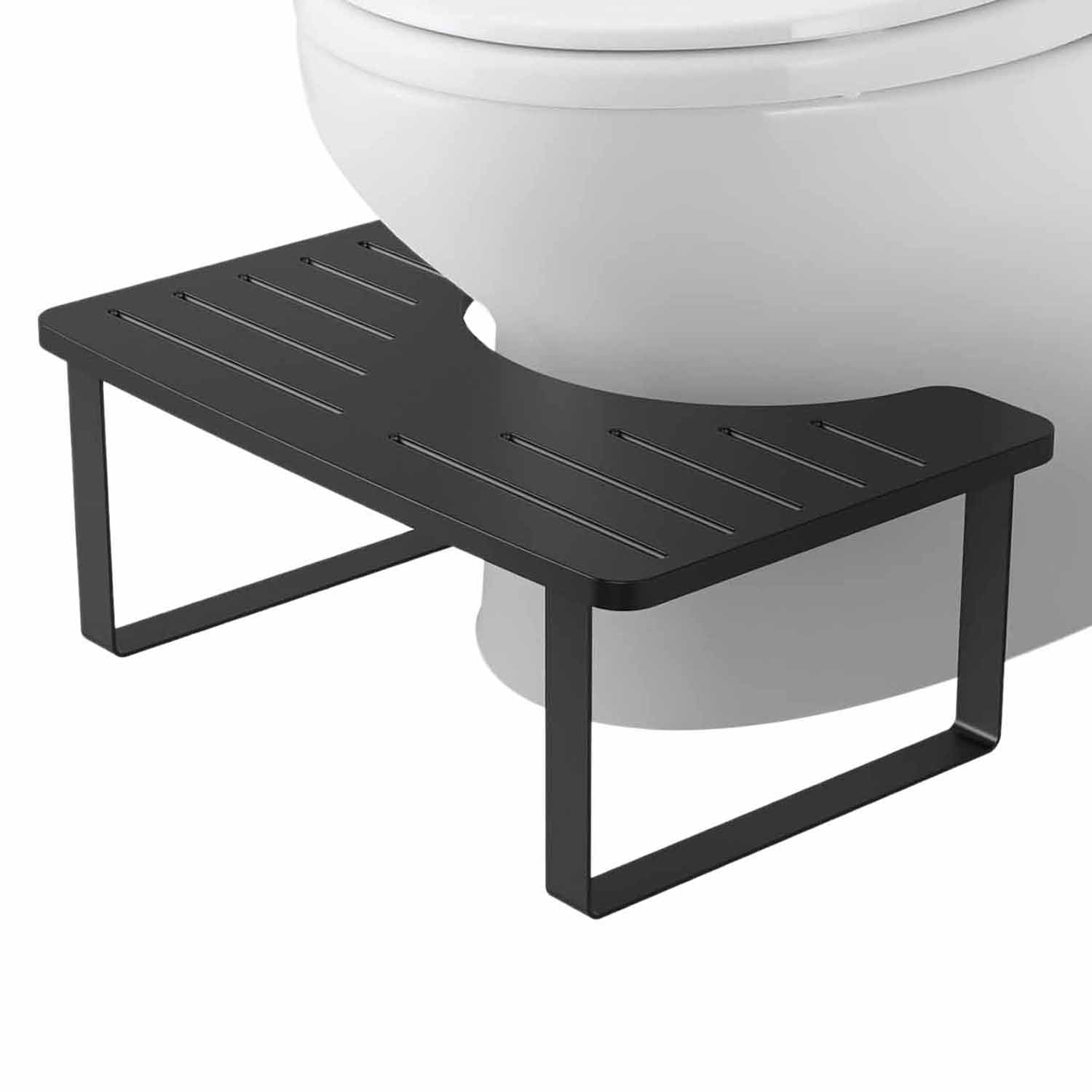 Bamboo Toilet Stool for Bathroom, iMounTEK 7 Inch Toilet Stool with ...