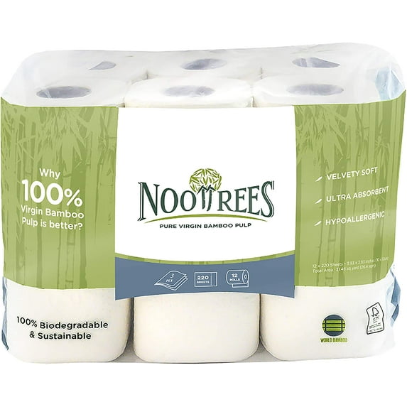 Bamboo Toilet Tissue, Tree Free, 100% Biodegradable, Sustainable ...