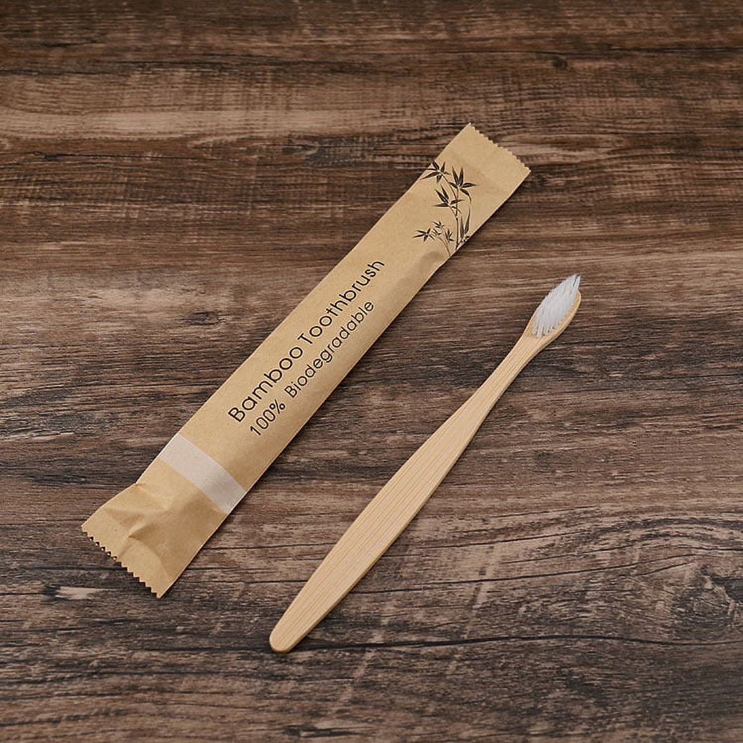Bamboo Toothbrush Disposable Soft Hair Bamboo Handle Toothbrush Paper ...