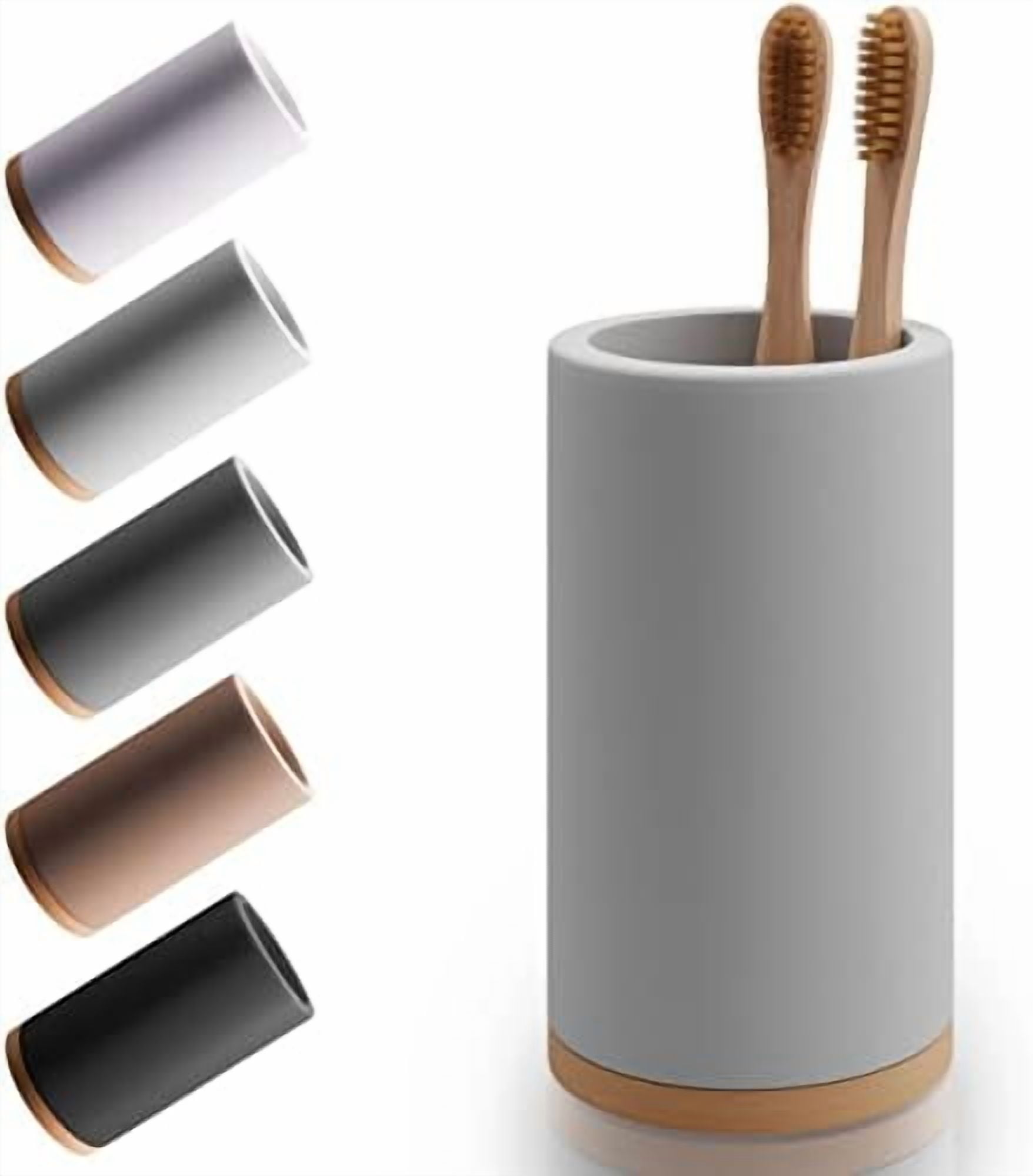 Bamboo Toothbrush Holder Diatomite Tooth Brush Organizer - Storage ...