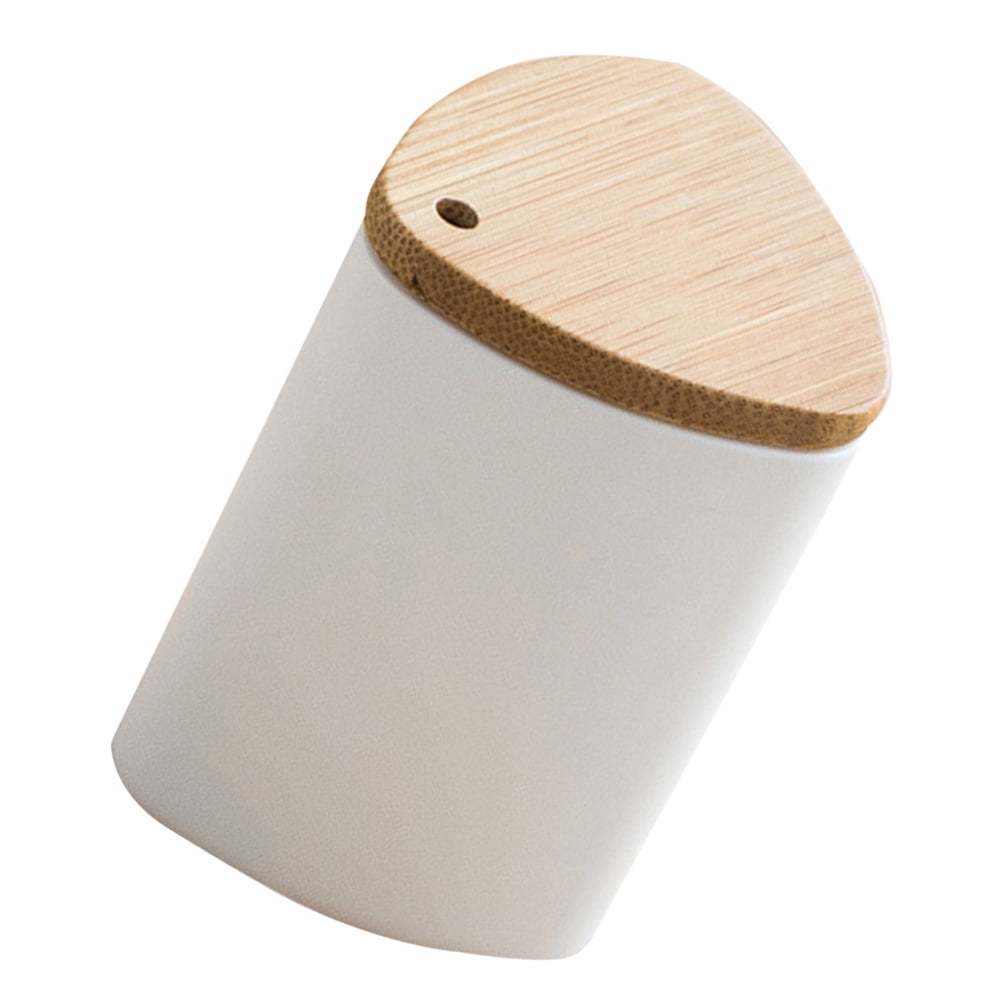Bamboo Toothpick Holder with Lid Storage Container Case Hole Dispenser ...