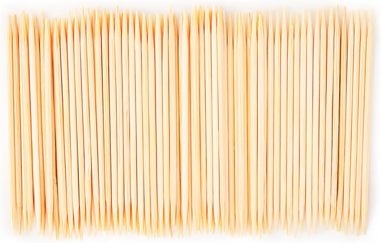 Bamboo Toothpicks for Teeth Cleaning, Appetizer, Olive, Barbecue, Fruit ...