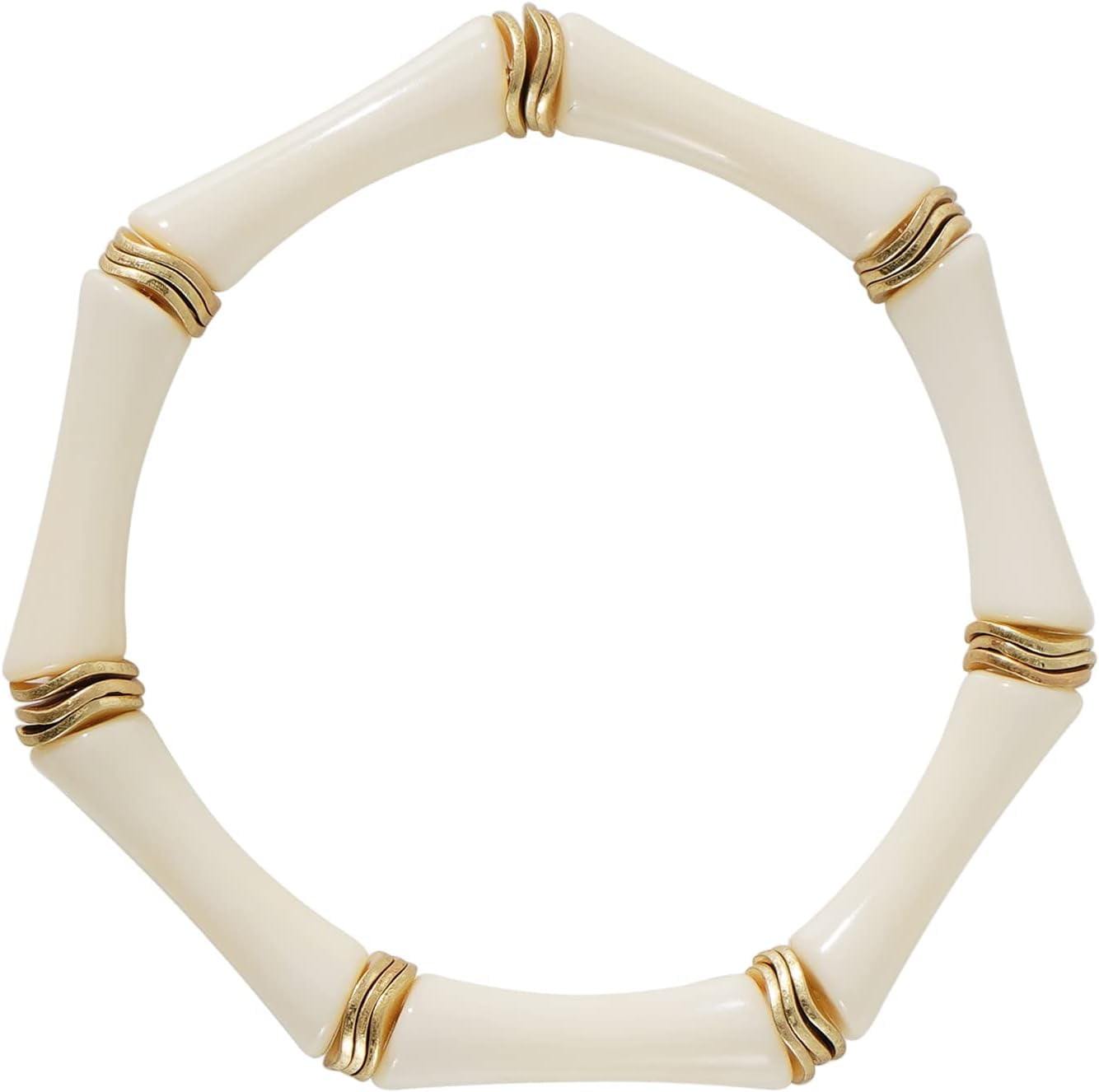Bamboo Tube Bangle Bracelets For Women Stacking Chunky Colorful Acrylic ...