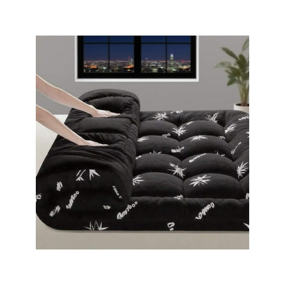 Bamboo Viscose King Mattress Topper Cover - Cooling Plush Pillow Top ...