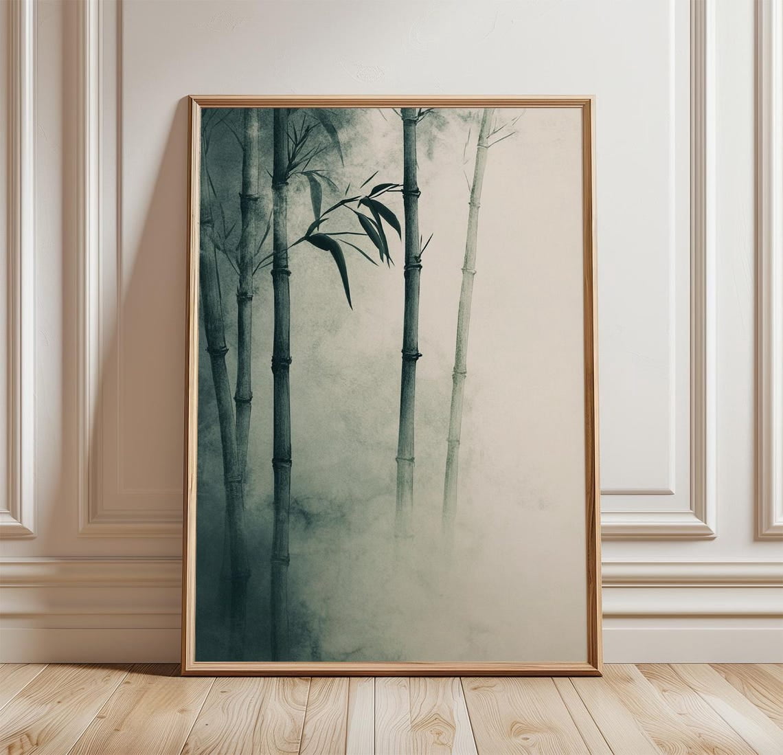 Bamboo Wall Art Japanese Zen Nature Minimal Botanical Calm Decor ...