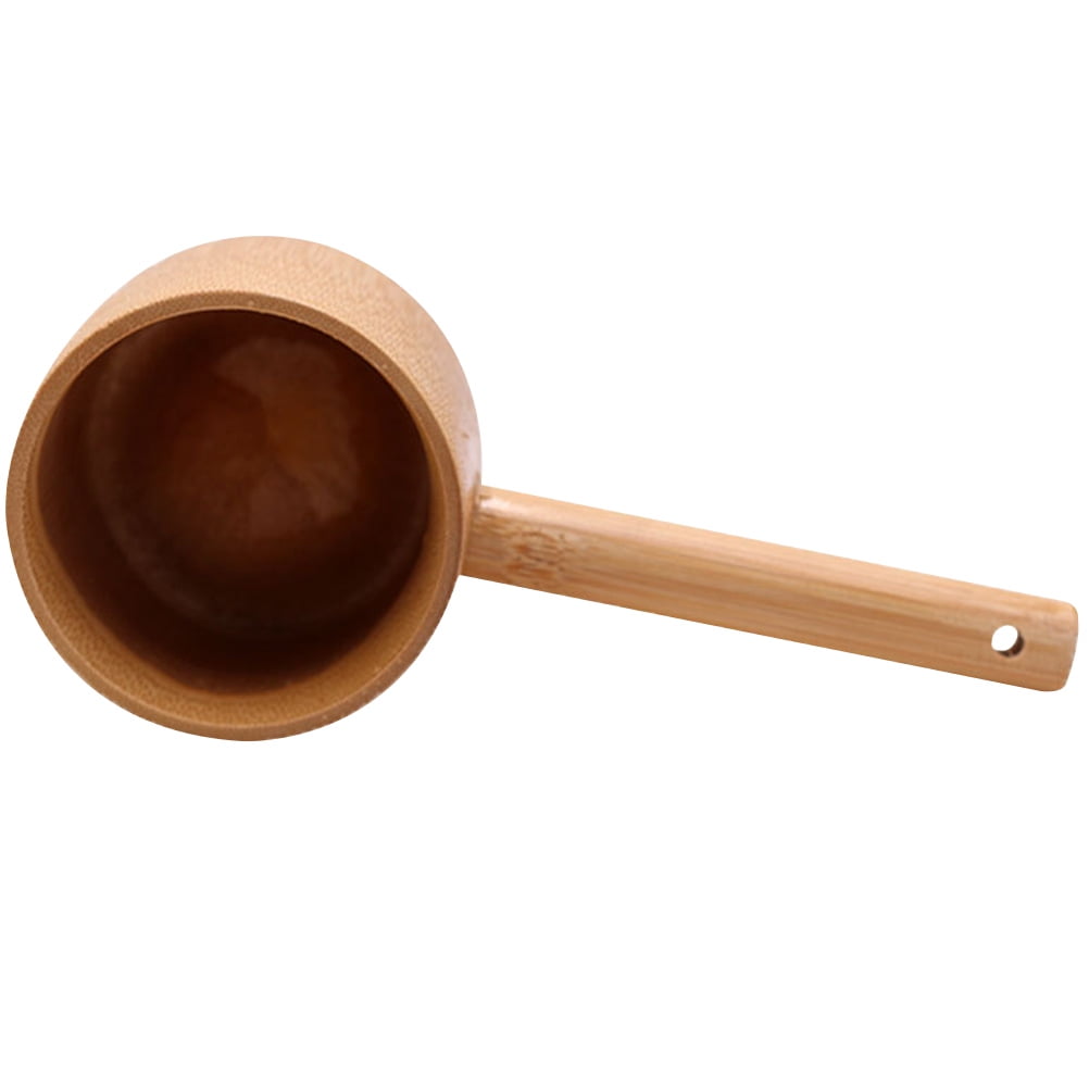 Bamboo Water Ladle for Home Khaki Color and Ergonomic Design 1 Piece ...
