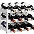 Bamboo Wine Rack, Sturdy and Durable Wine Storage Cabinet Shelf, Wine ...
