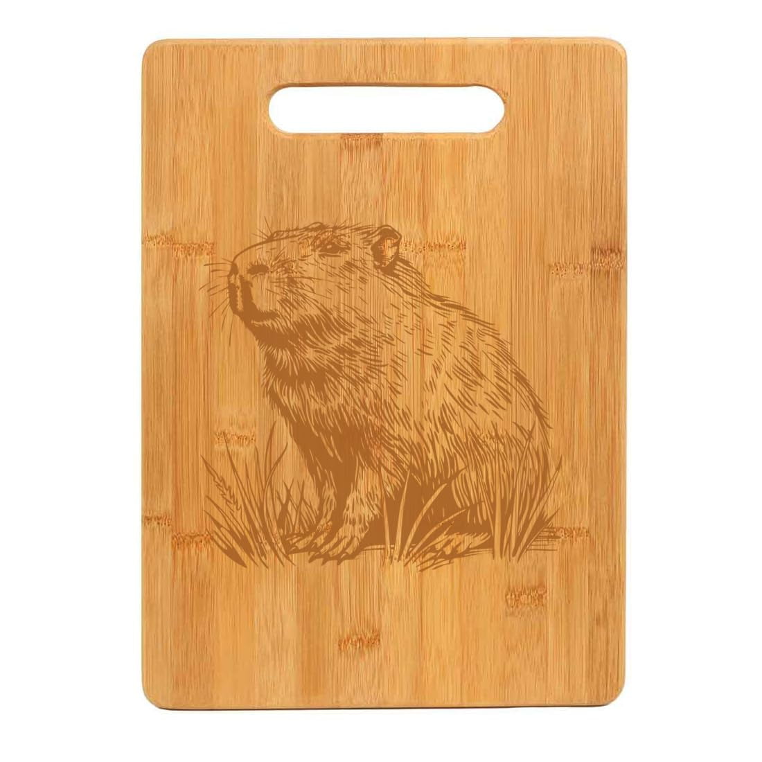 Bamboo Wood Cutting Board Capybara - Walmart.com