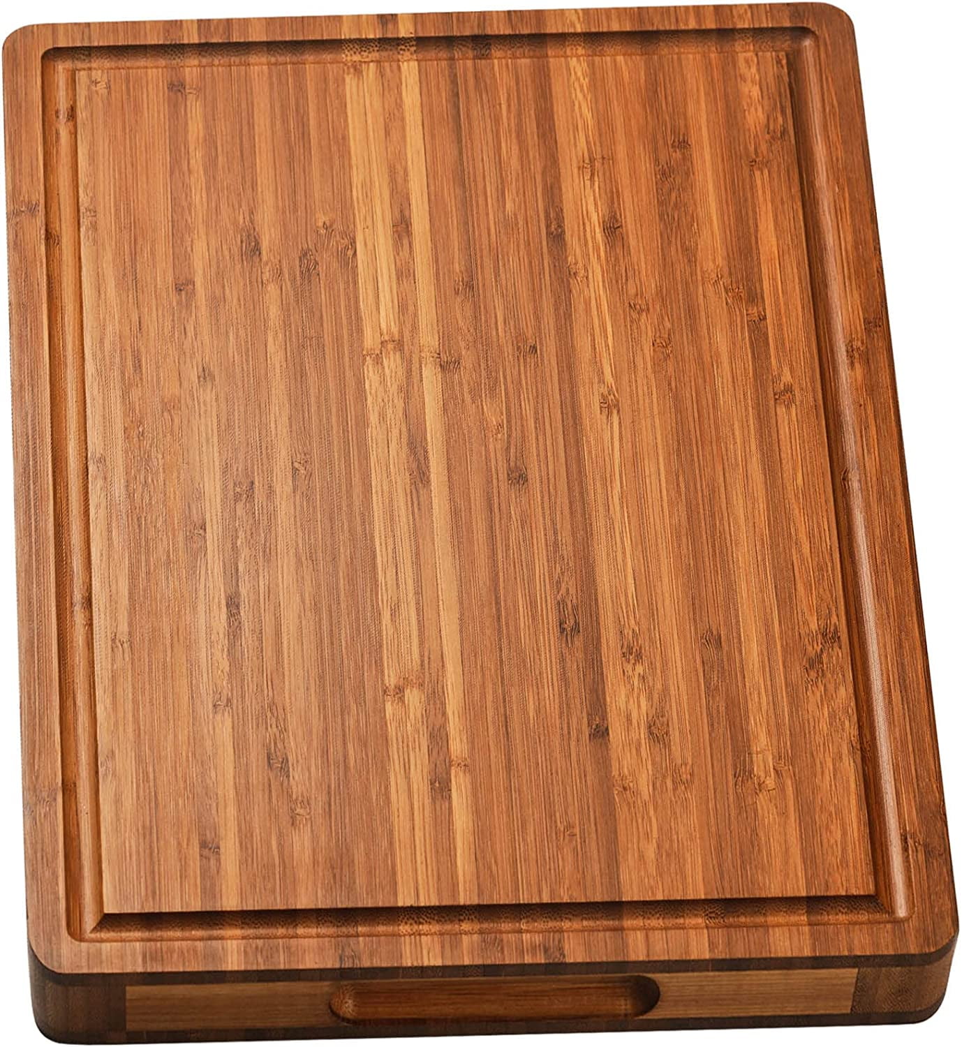 Bamboo Wood Cutting Board for Kitchen, Cheese Chopping Board, Butcher ...