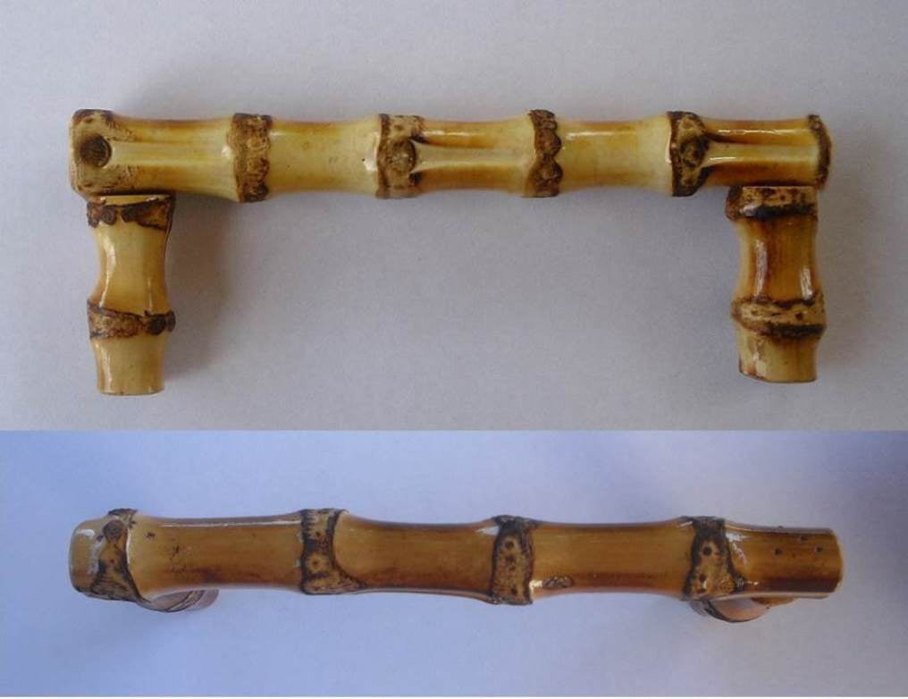 Bamboo Wood Drawer Pull Real Bamboo Root- Tropical Tiki Island Decor ...
