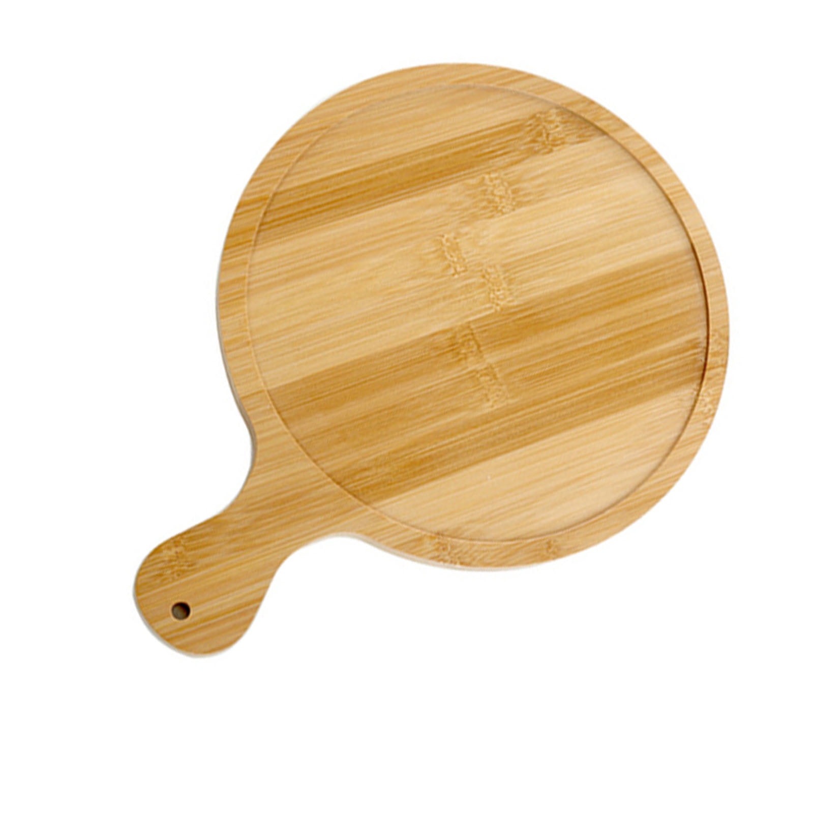 Bamboo Wood Pizza Tray Clear Texture Comfortable Hand Feeling Round ...