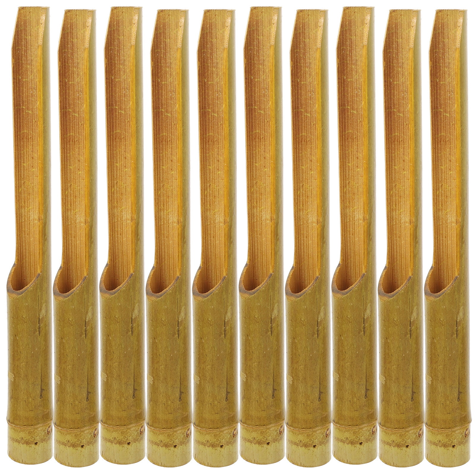 Bamboo Wood Wind Chimes Tube Outdoor Pipes Hanging Pendant Trim Rustic ...