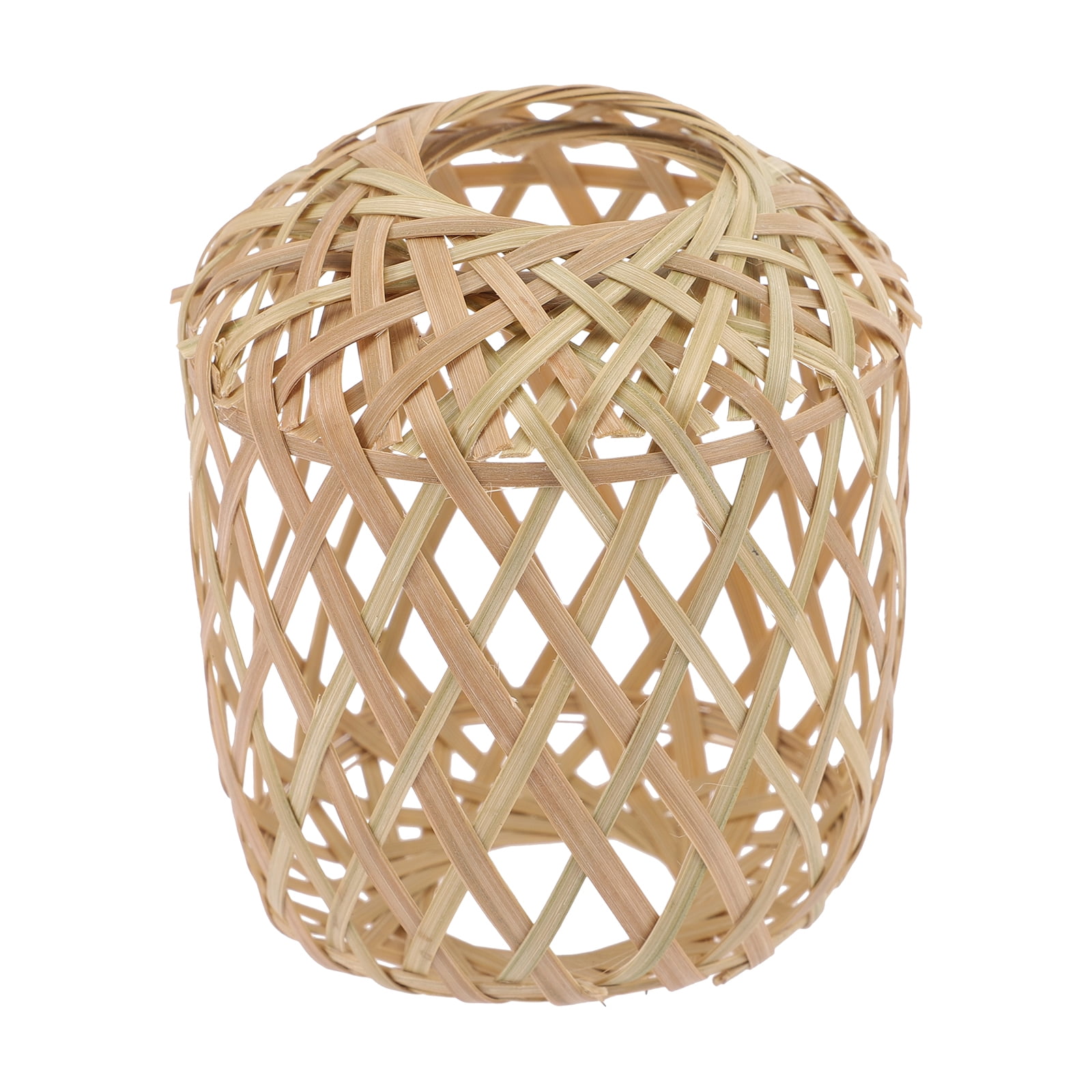 Bamboo Woven Lamp Shade Rustic Style Hanging Lamp Shades Pendant Lamp ...