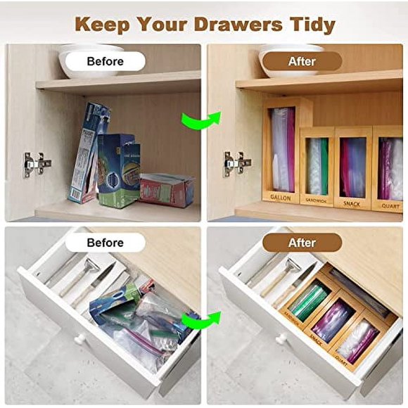 Ziplock Bag Organizer
