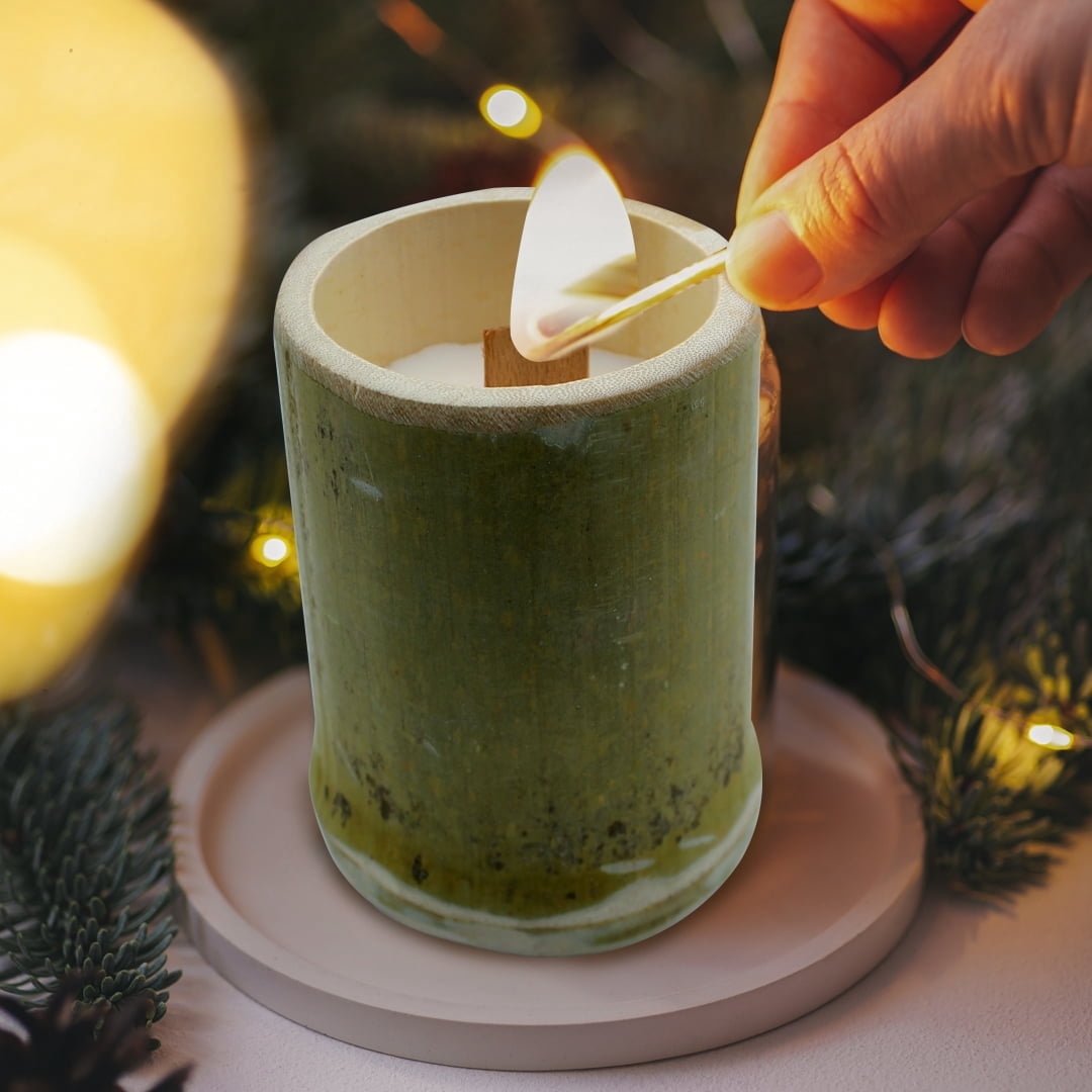 Bamboo You’re Safe scented candle bamboo fragrance indoor long-lasting ...