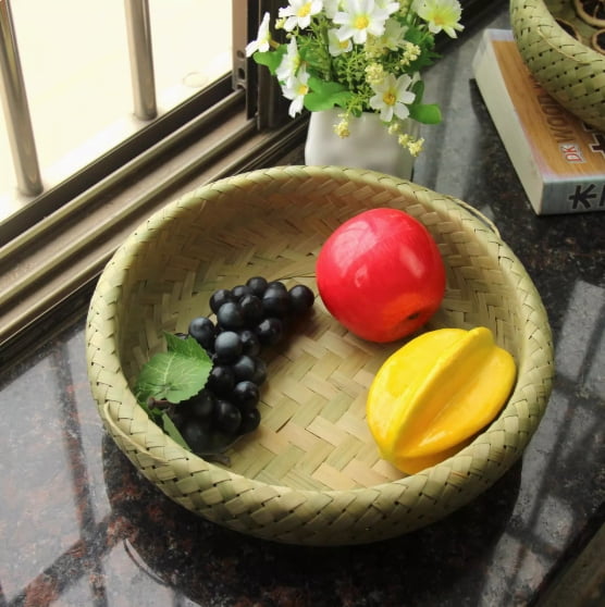 Bamboo basket, fruit basket, steamed bun basket - Walmart.com