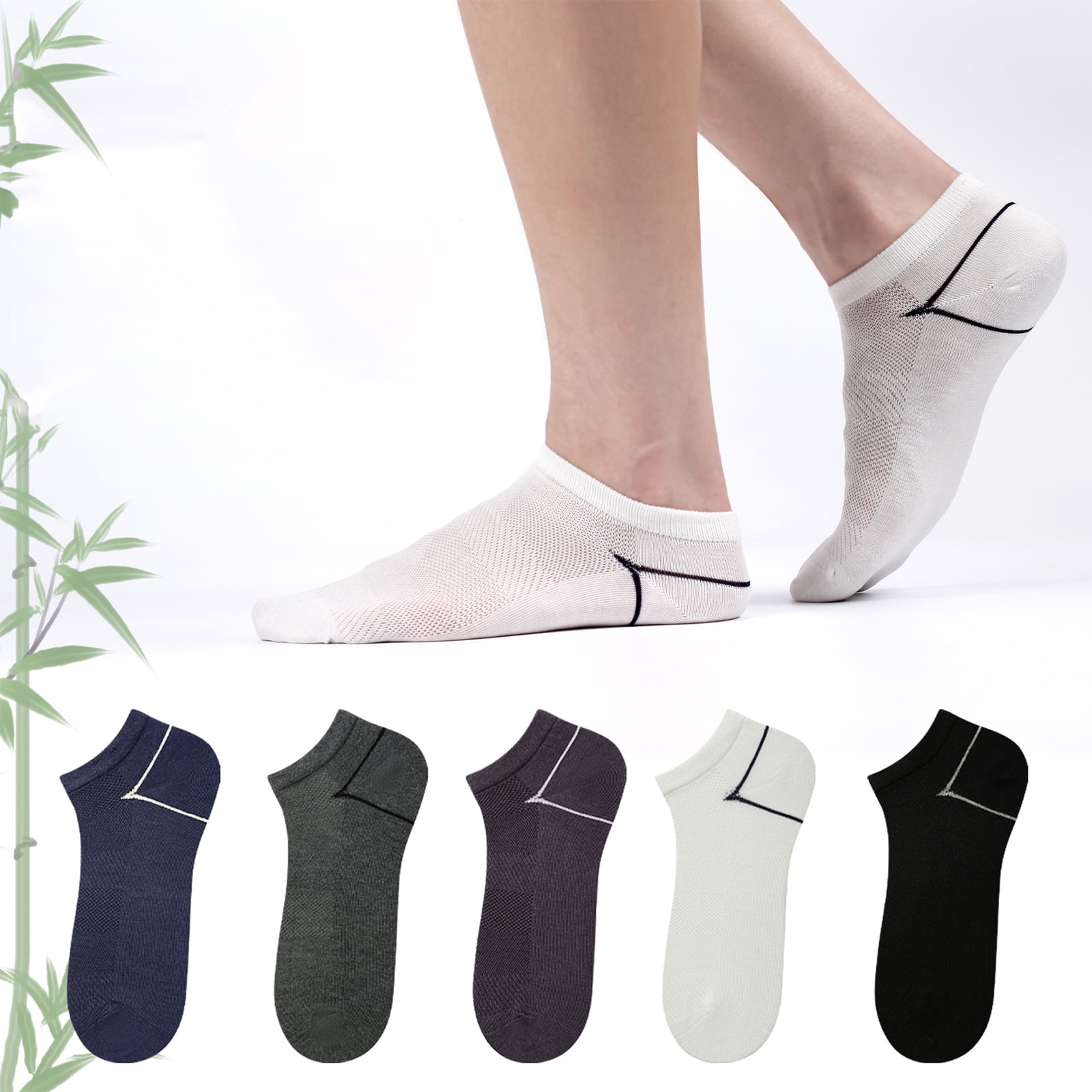 Bamboo fiber Socks With Mesh , Breathable Boat Socks , Anti-Odor Sock ...