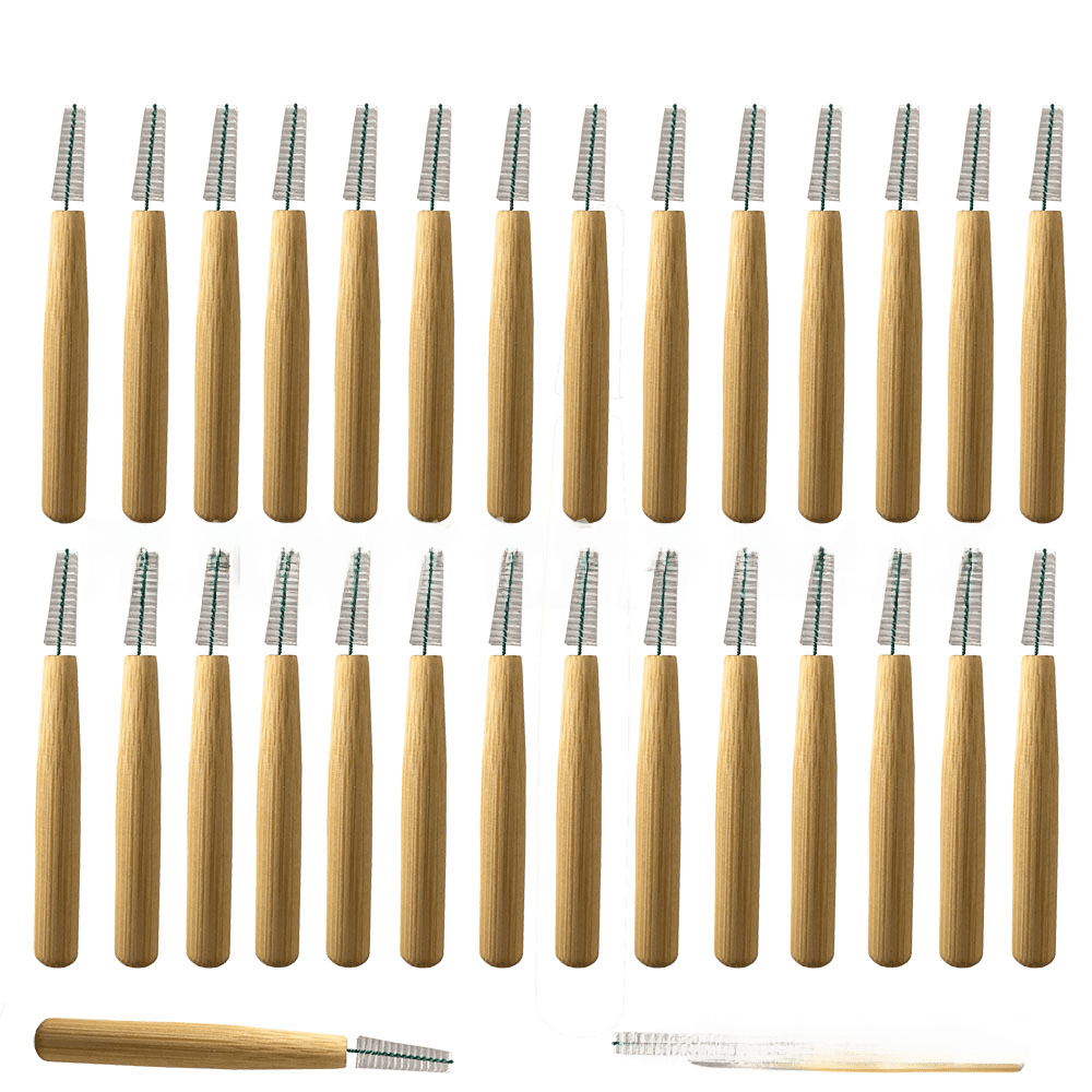 Bamboo handle interdental brush interdental brush degradable handle ...