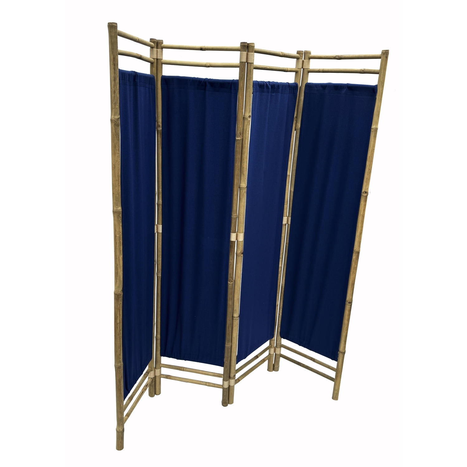 Bamboo54 58014Blue 4 Panel Screen Canvas, Blue - Walmart.com