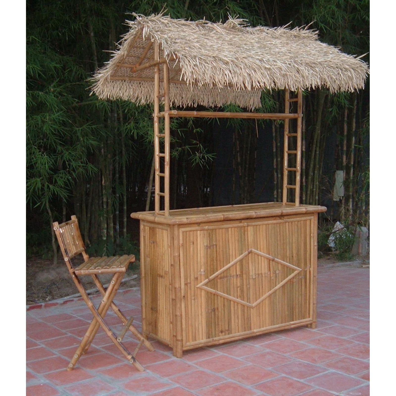 Bamboo54 Bamboo 54 3-Piece Tiki Bar Set - Walmart.com